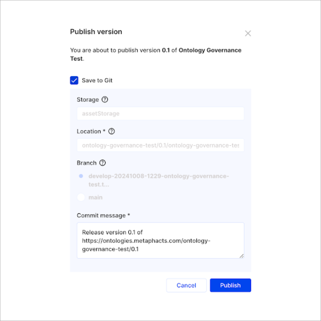 A guide to ontology governance in metaphactory